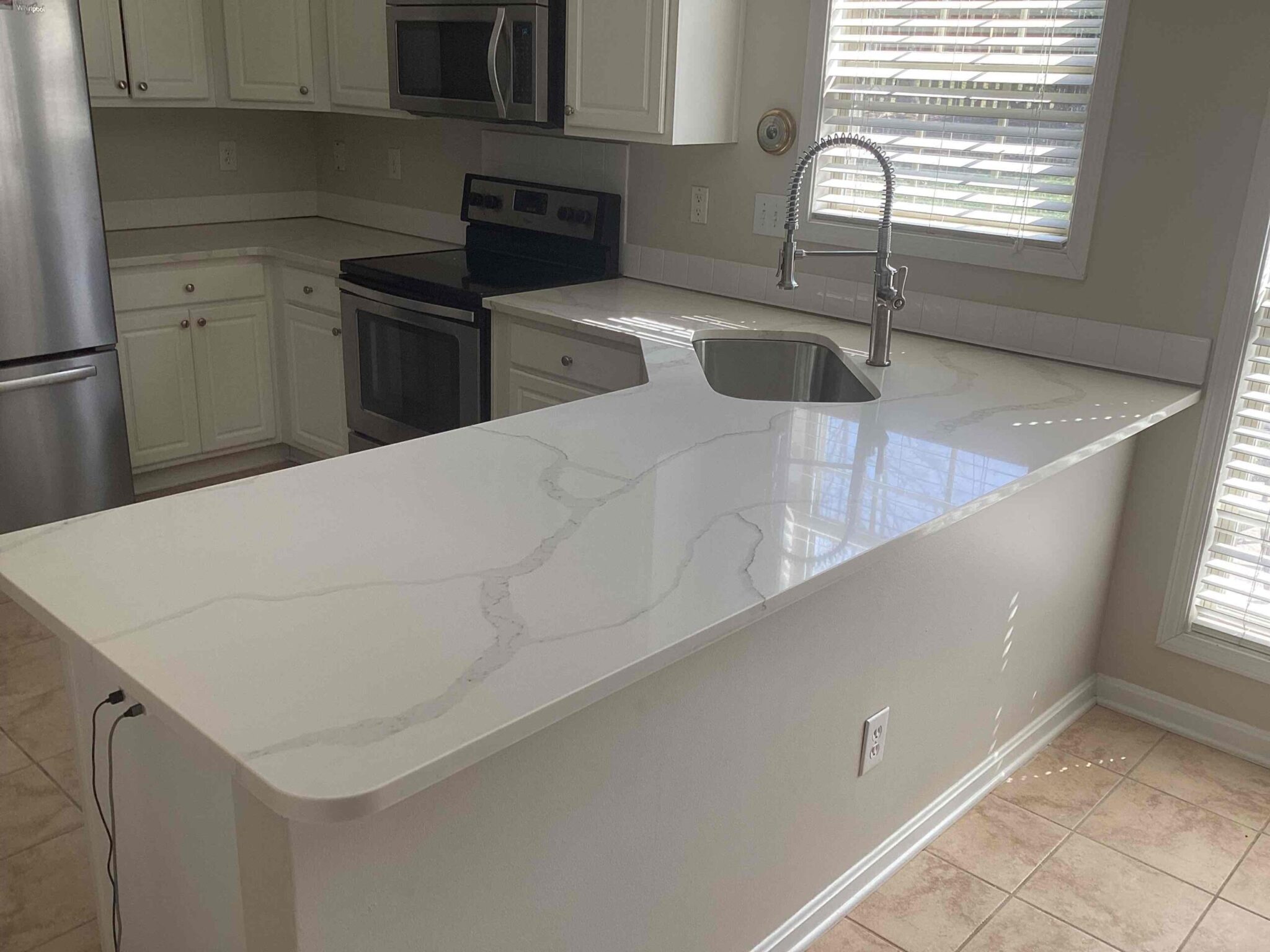 Anya Quartz Calacatta Classico - Granite America